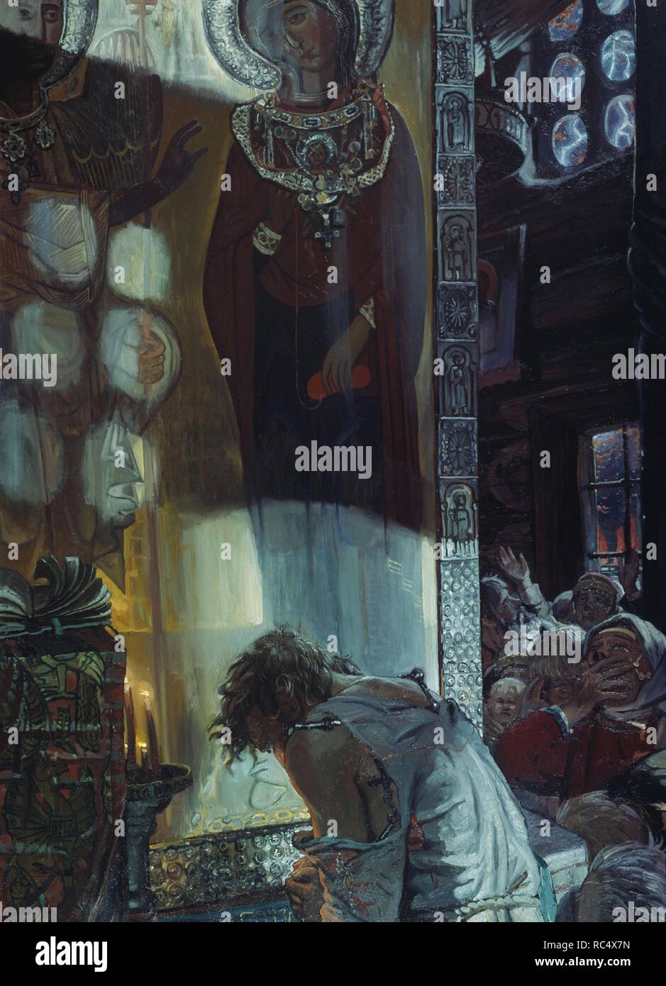 Saint Prokopius of Ustyug. Museum: PRIVATE COLLECTION. Author: Glazunov ...