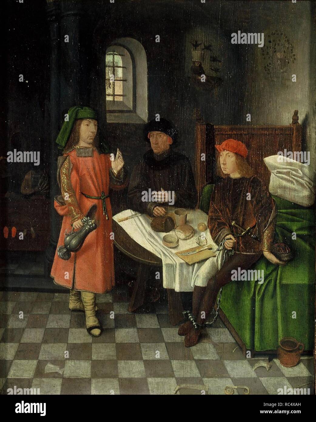 Joseph interpreting the dreams of the baker and the butler. Museum ...