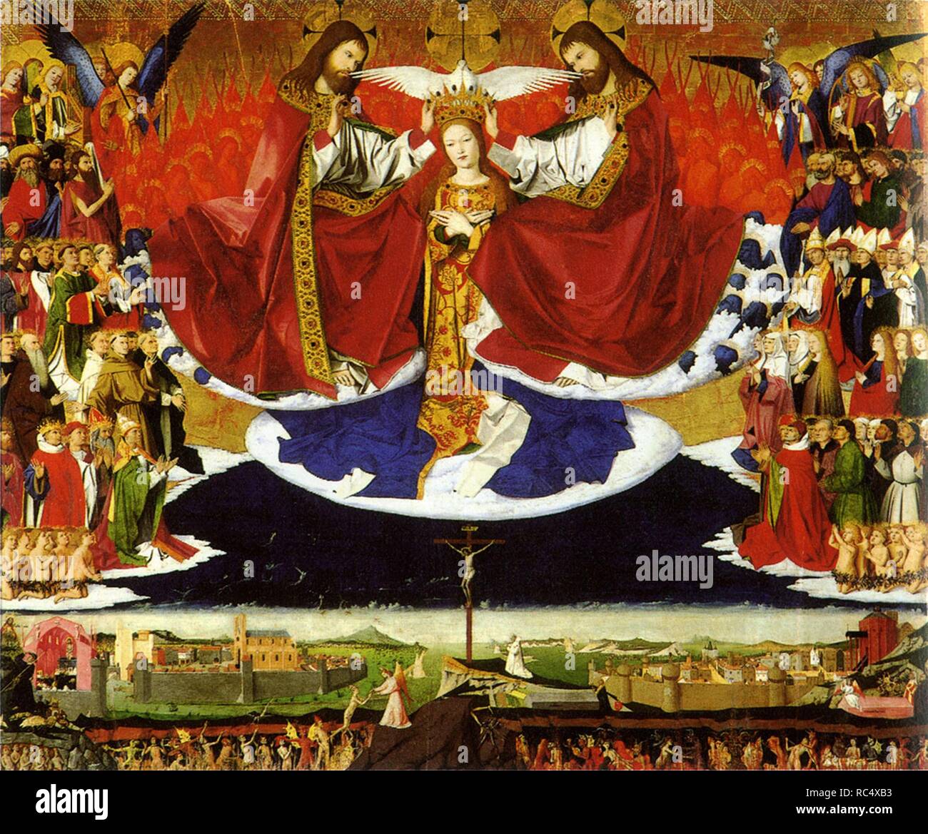 The Coronation of the Virgin. Museum: Museum Pierre de Luxembourg ...