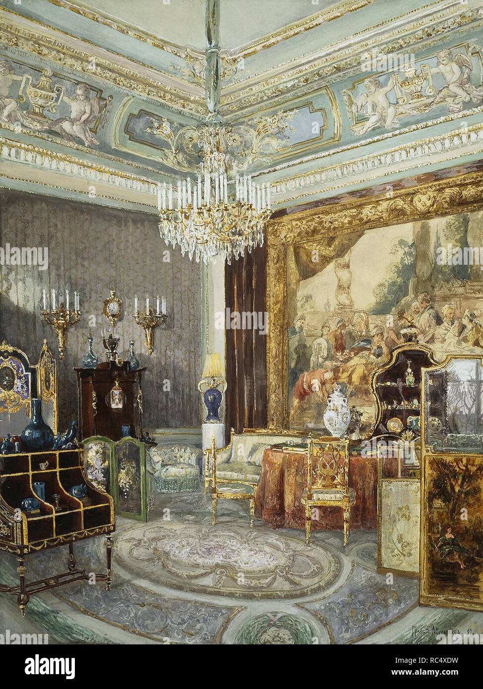 Anichkov palace hi-res stock photography and images - Alamy