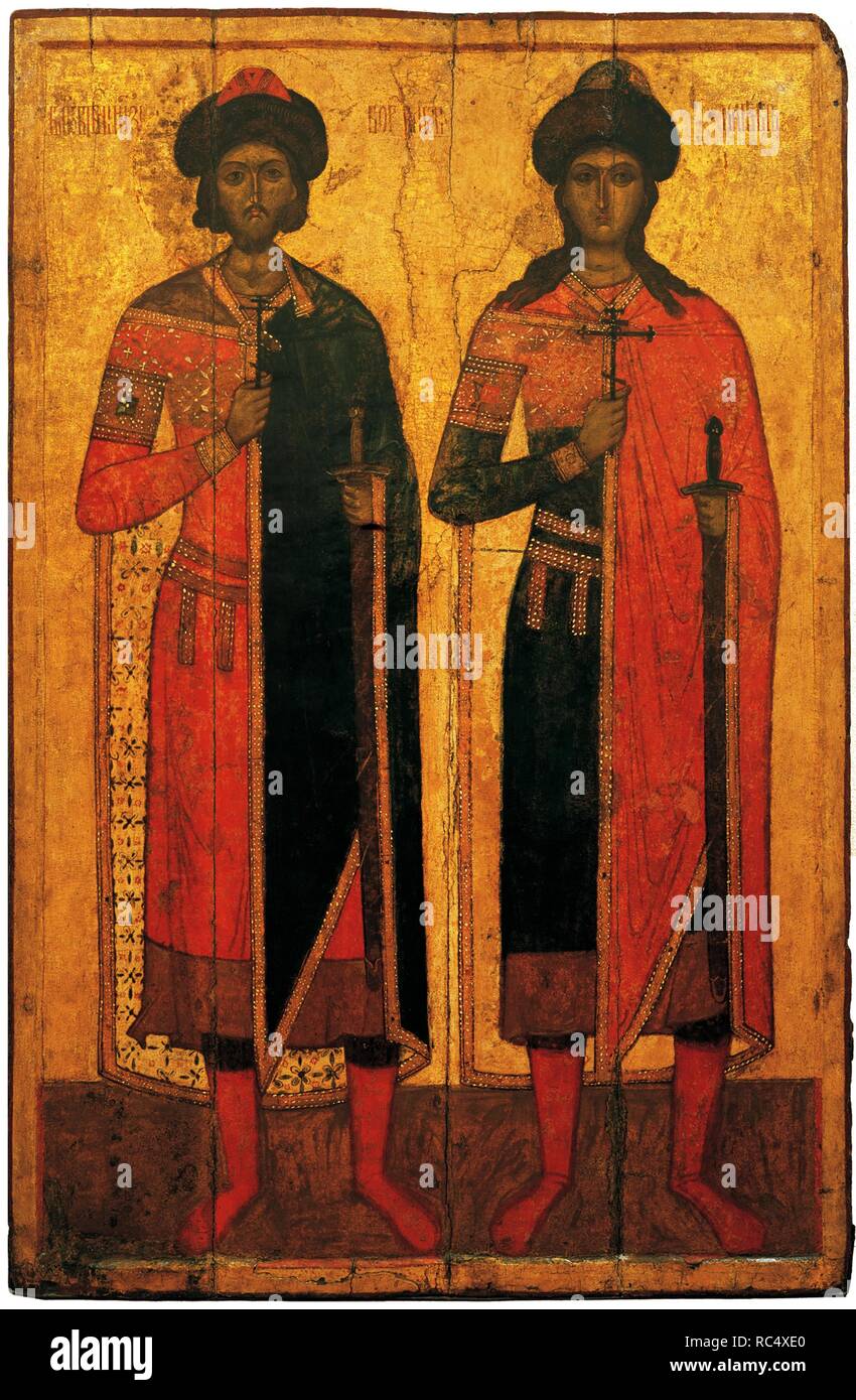 Saints Boris and Gleb. Museum: State History Museum, Moscow. Author ...