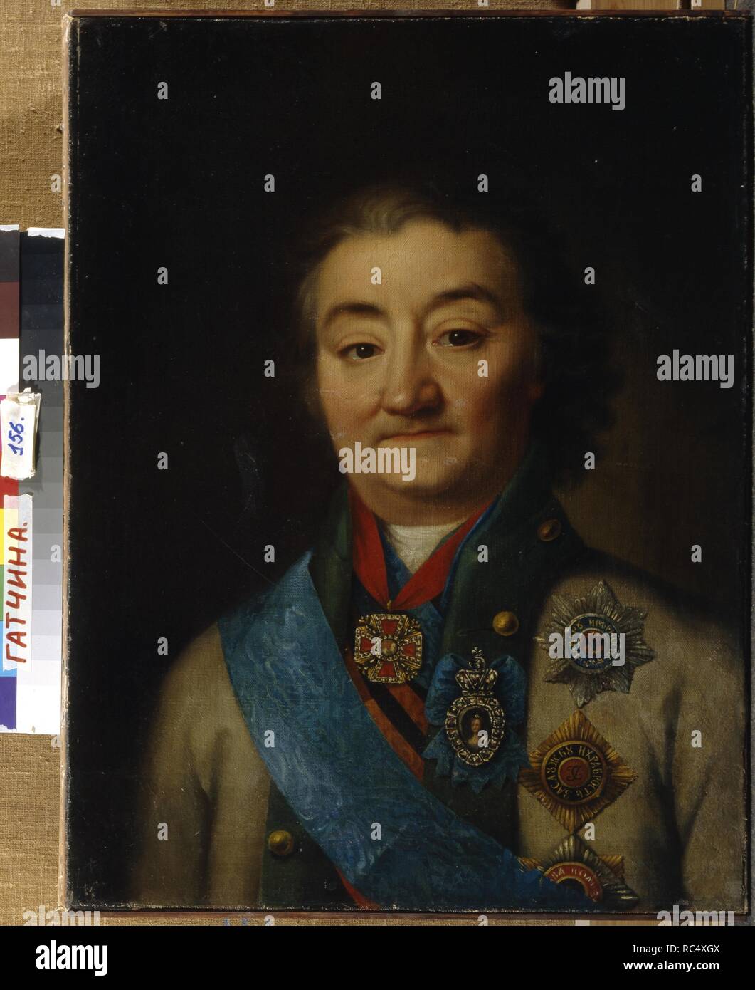 Portrait of the commander-in-chief of the fleet Count Alexey ...