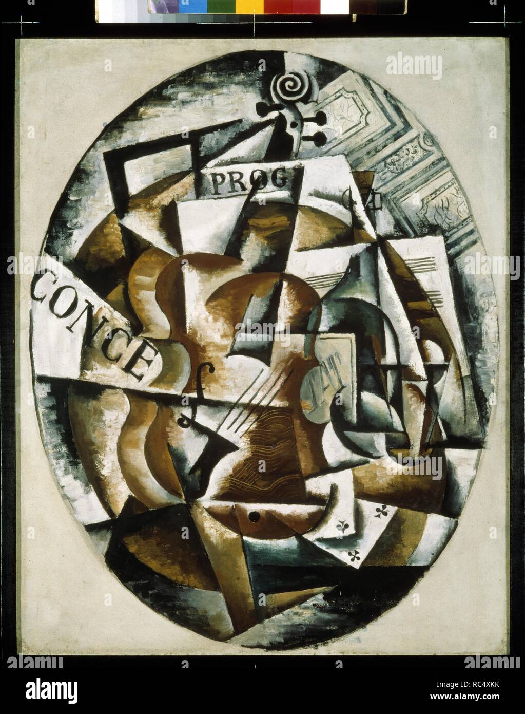 Violin. Museum: State Tretyakov Gallery, Moscow. Author: Popova, Lyubov ...
