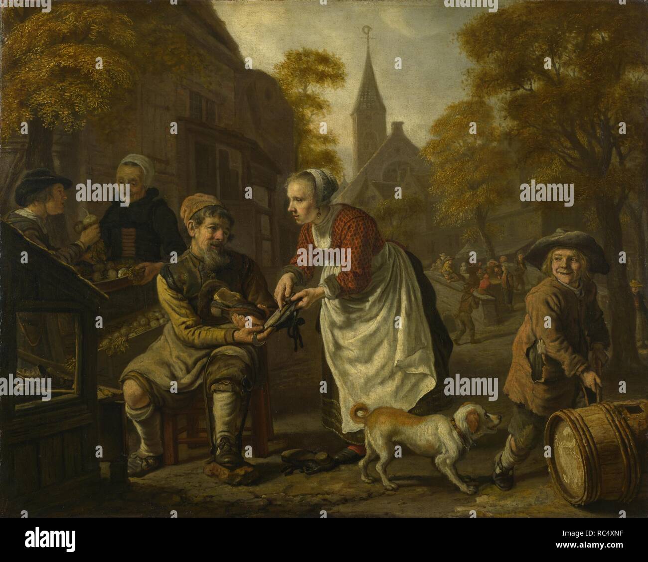 A Village Scene with a Cobbler. Museum: National Gallery, London ...