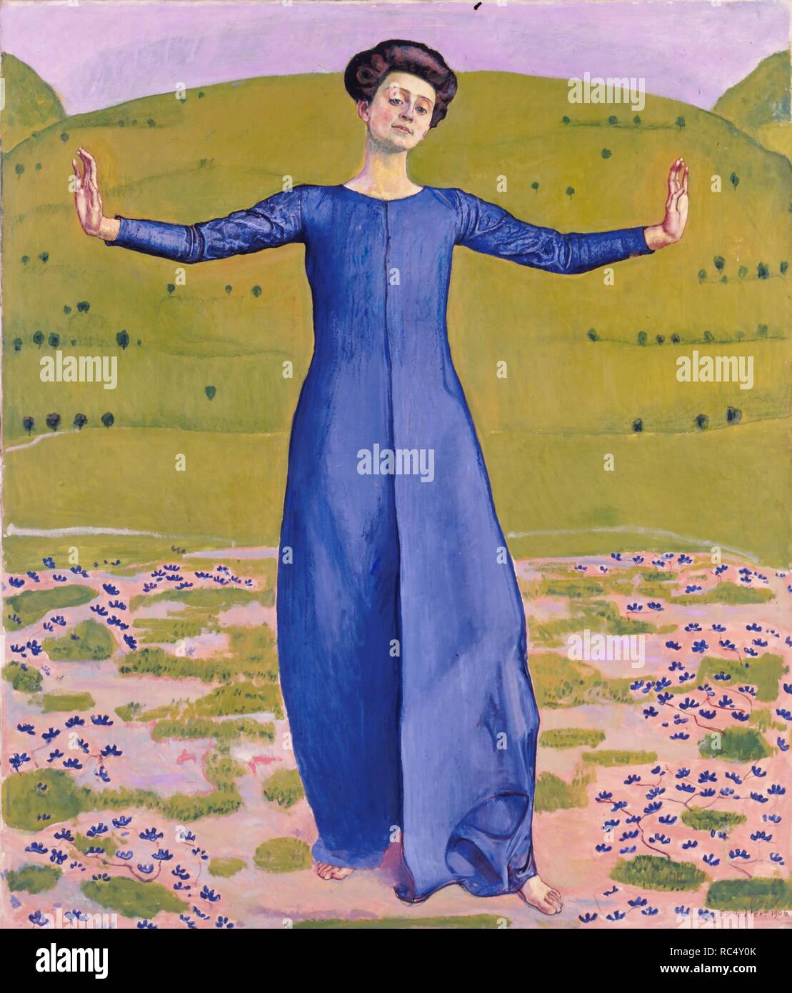 Song from afar. Museum: Kunstmuseum St. Gallen. Author: HODLER ...