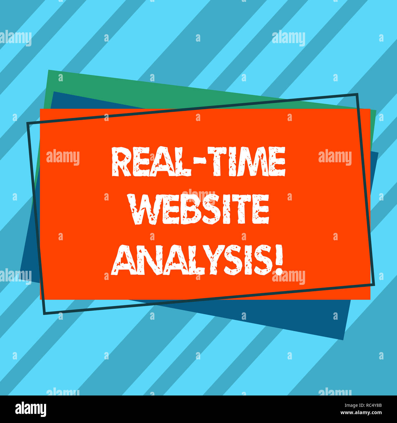 Writing note showing Real Time Website Analysis. Business photo ...