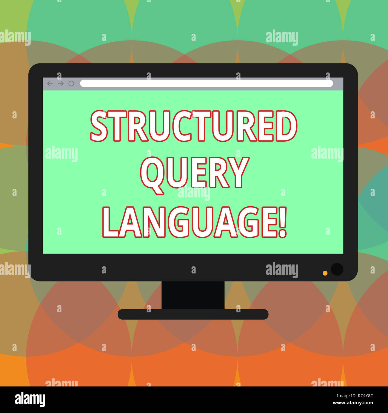 Word writing text Structured Query Language. Business concept for computer language for ...