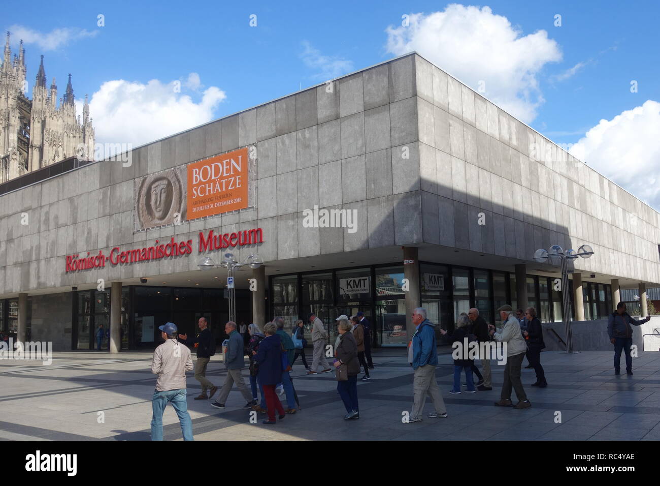 The Römisch-Germanisches Museum in Cologne, a museum dedicated to Roman ...