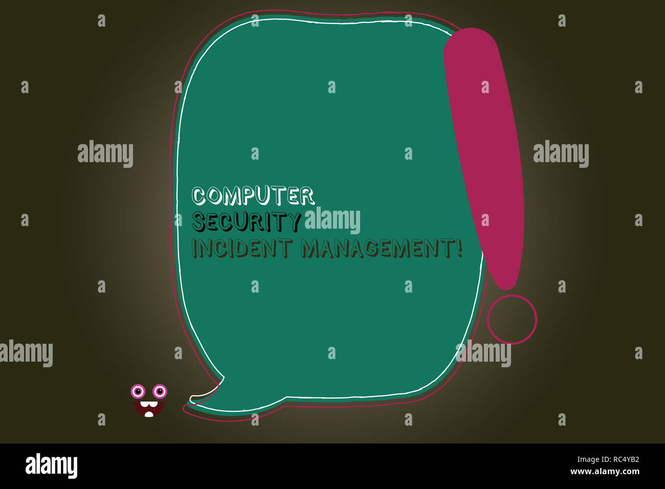 Text sign showing Computer Security Incident Management. Conceptual ...