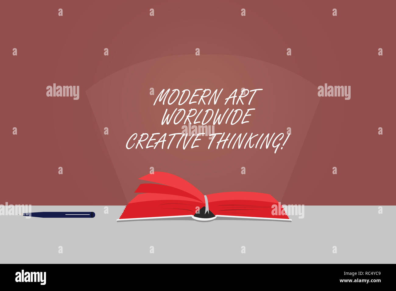 Word writing text Modern Art Worldwide Creative Thinking. Business ...