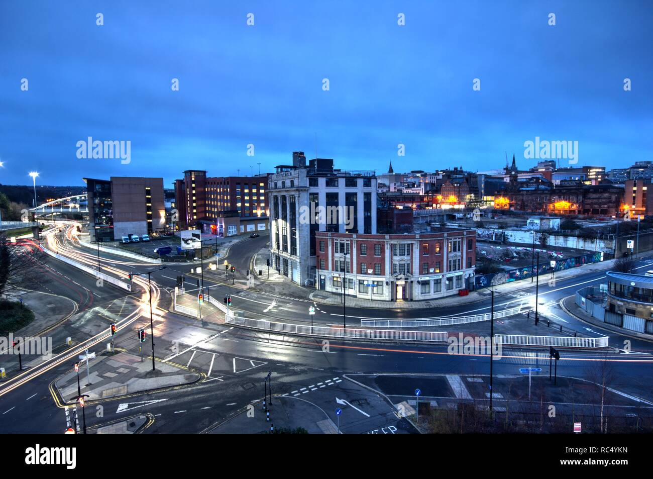 Light trails sheffield hi-res stock photography and images - Alamy