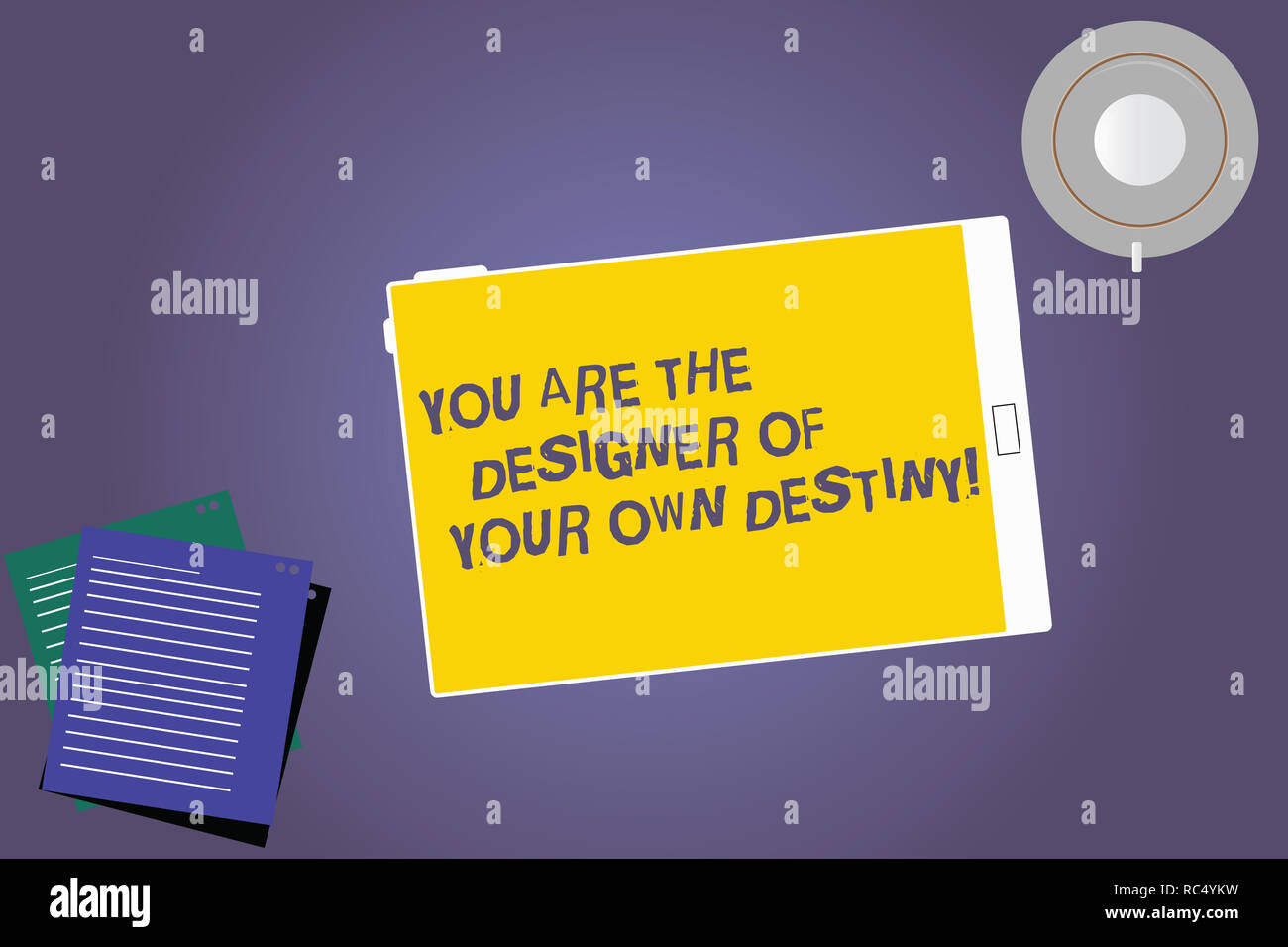 Text sign showing You Are The Designer Of Your Own Destiny. Conceptual ...