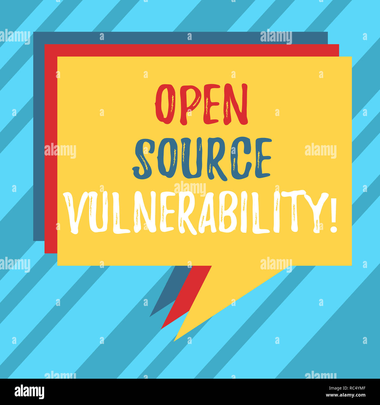 Text Sign Showing Open Source Vulnerability Conceptual Photo Publicized Exploits Are Open To