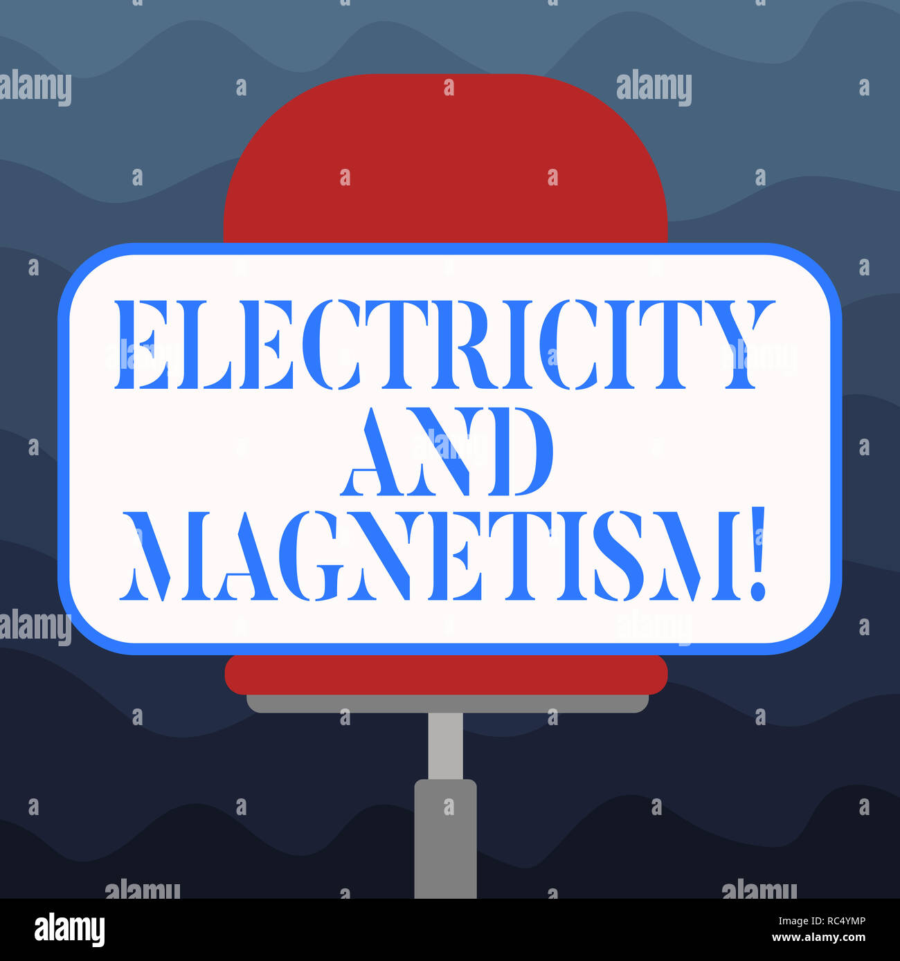Writing note showing Electricity And Magnetism. Business photo ...