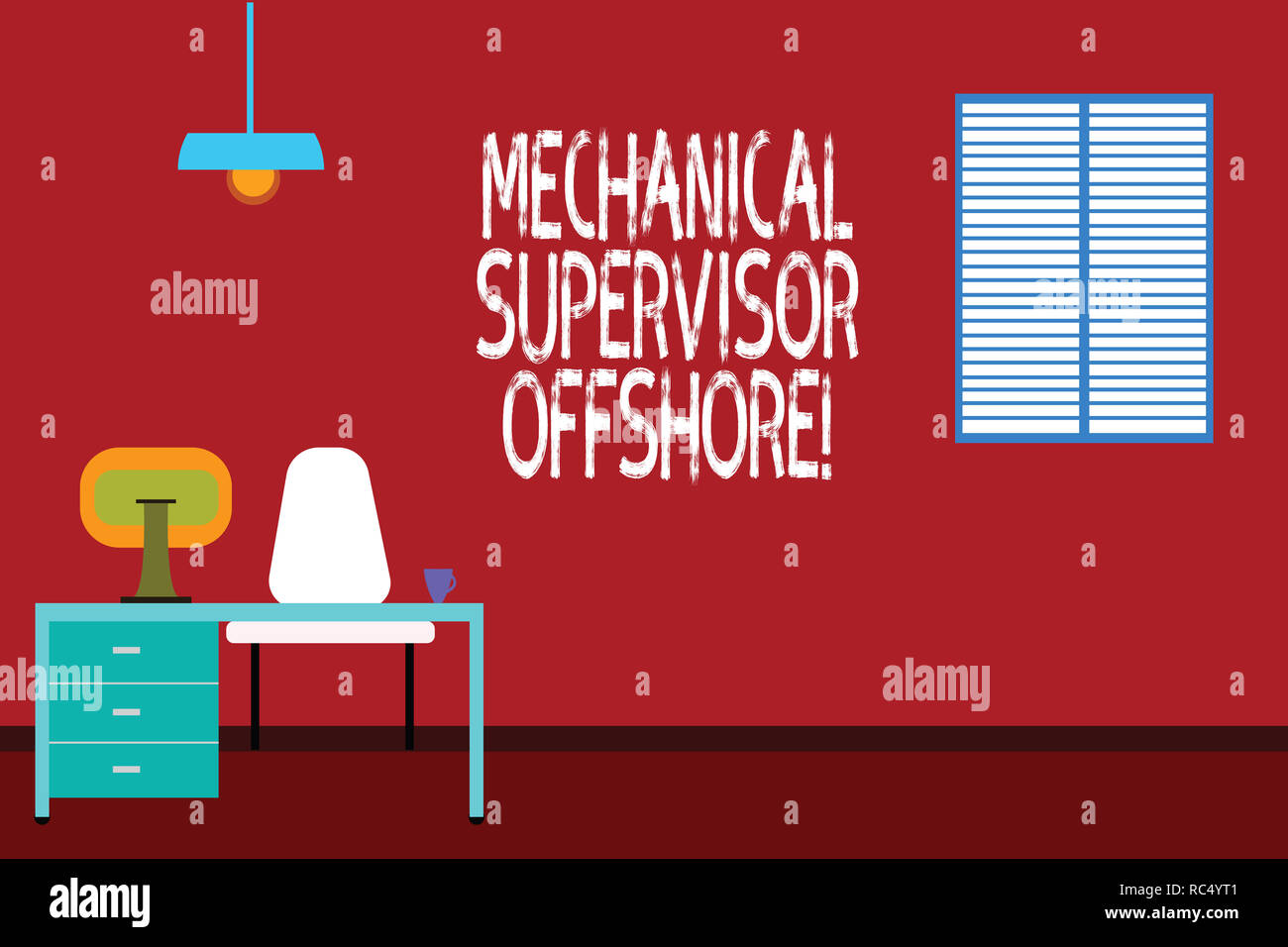 Text sign showing Mechanical Supervisor Offshore. Conceptual photo ...