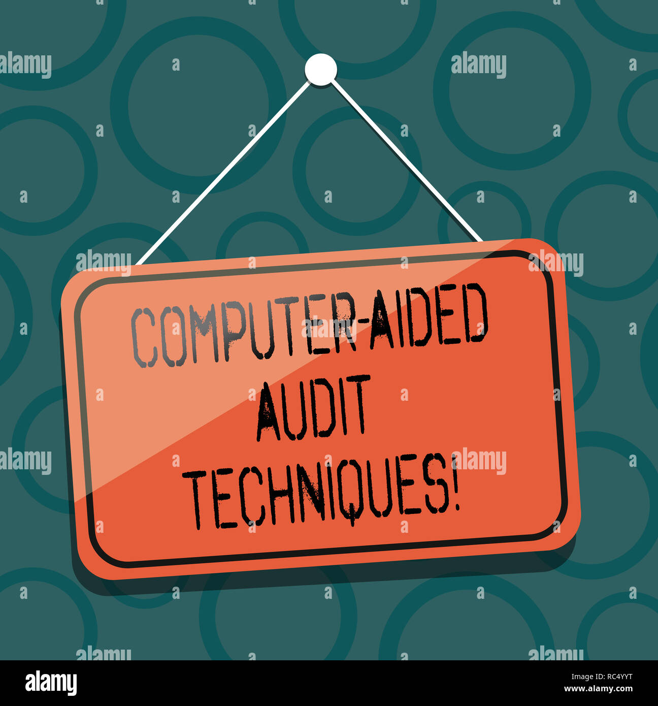 Writing note showing Computer Aided Audit Techniques. Business photo ...