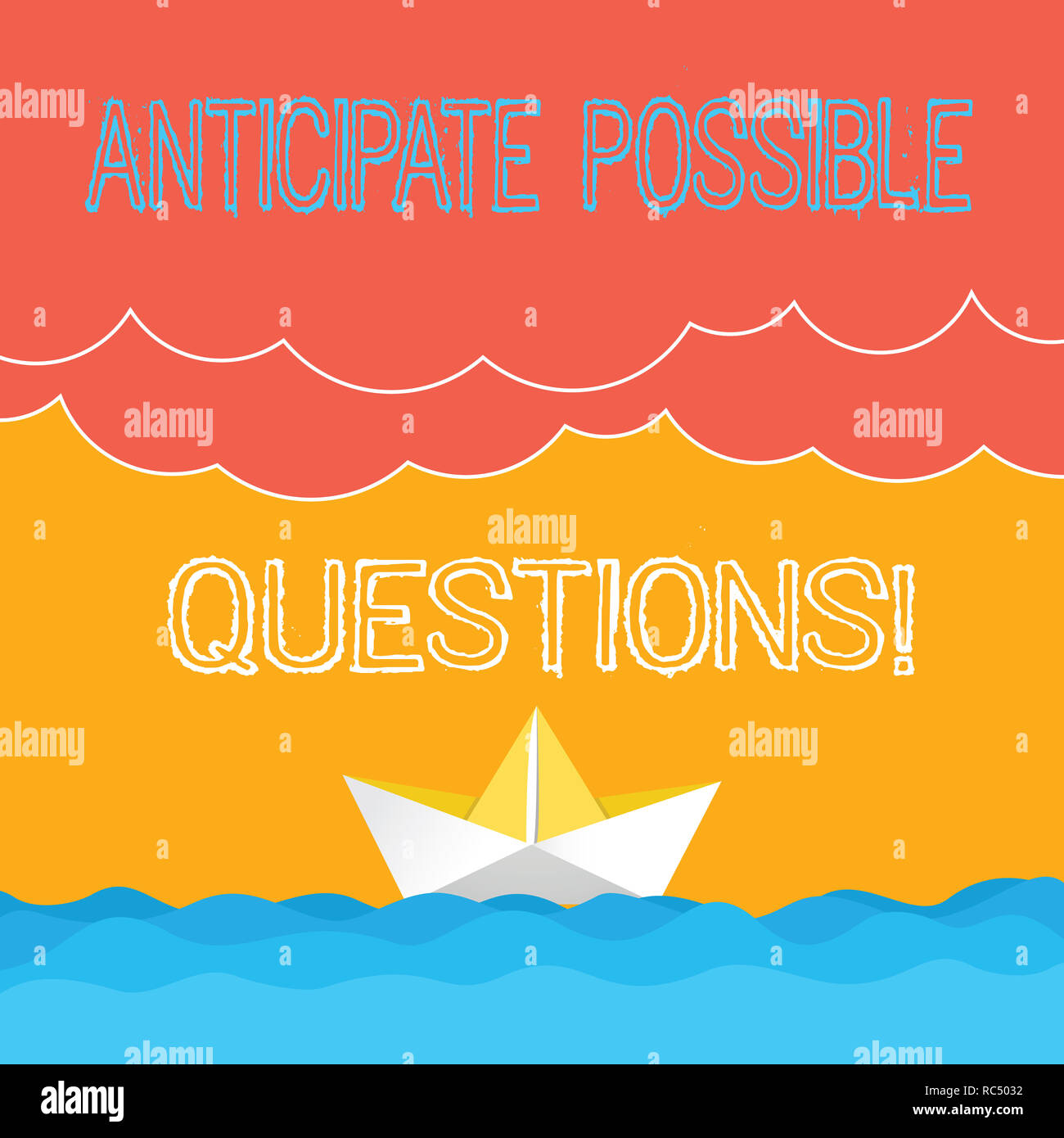 Word writing text Anticipate Possible Questions. Business concept for ...