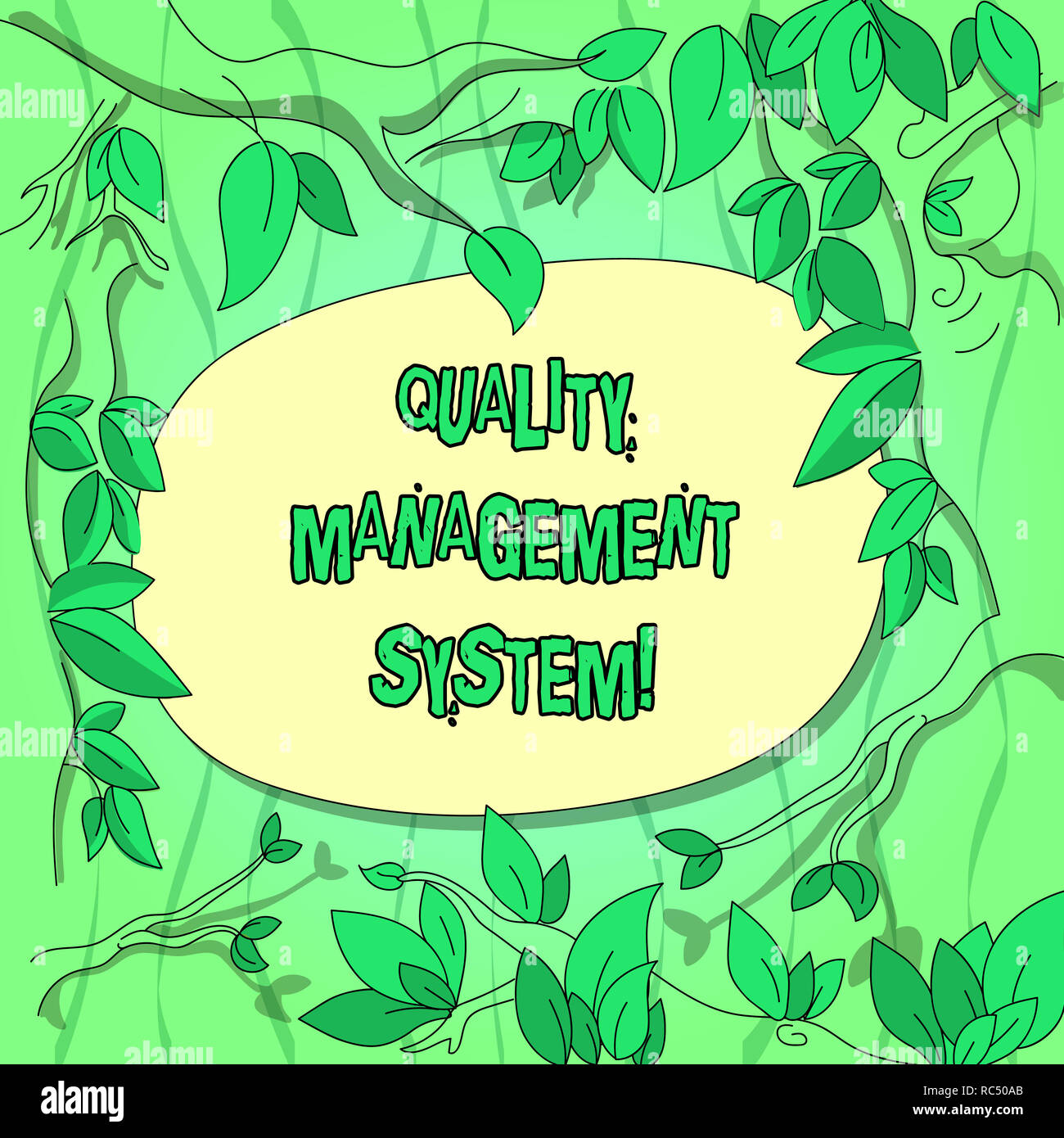 Handwriting text Quality Management System. Concept meaning formalized ...