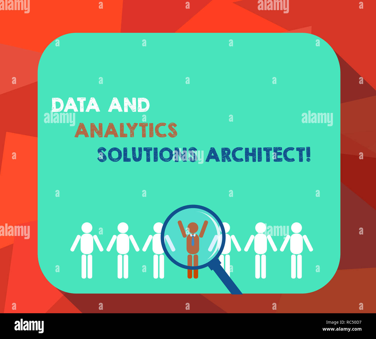 Word writing text Data And Analytics Solutions Architect. Business ...