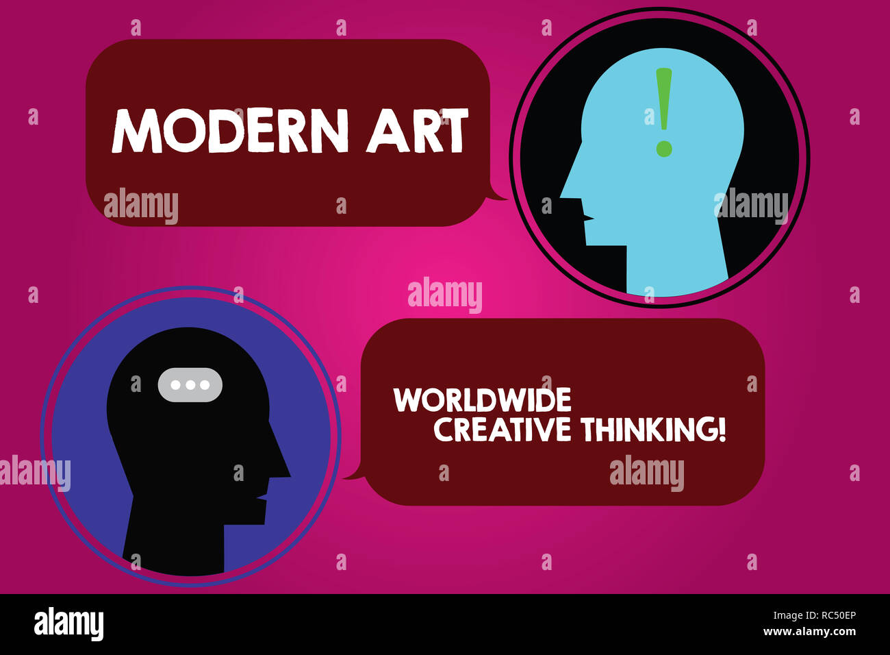 Conceptual hand writing showing Modern Art Worldwide Creative Thinking ...