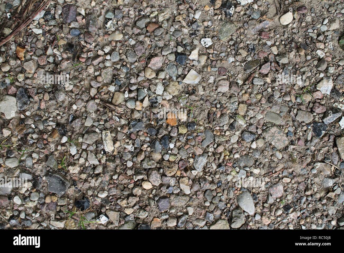 Close up high resolution surface of ground and gravel Stock Photo - Alamy