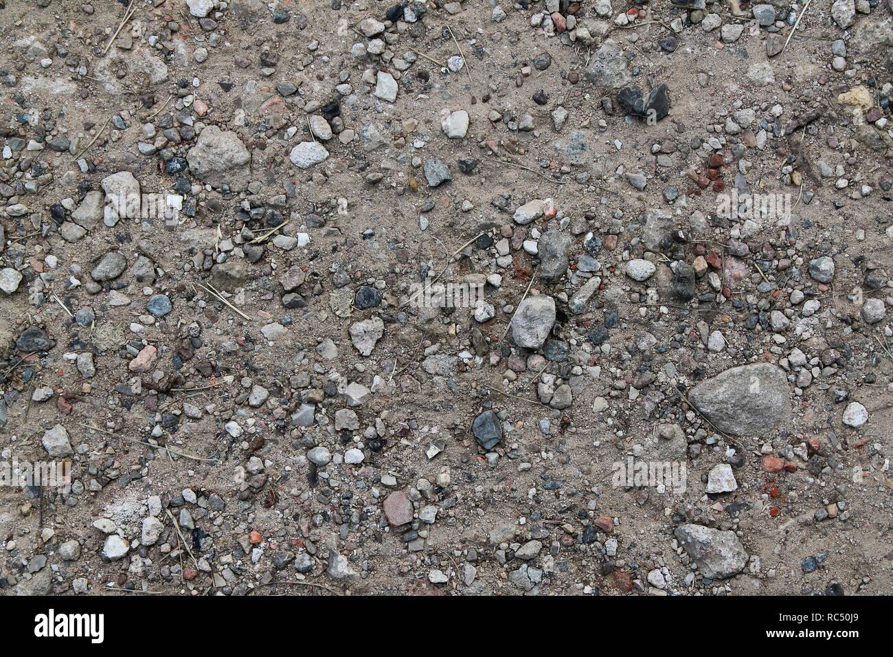 Close up high resolution surface of ground and gravel Stock Photo - Alamy