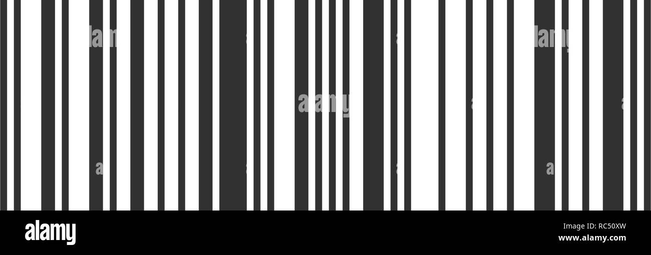 Simple black barcode icon. vector illustration isolated on white ...