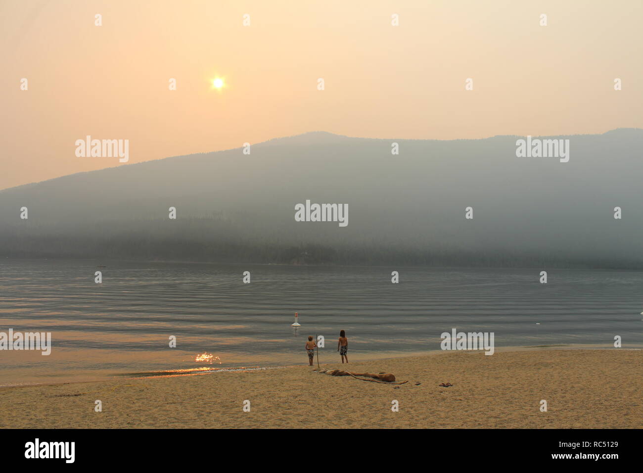 Smokey Mabel Lake Stock Photo - Alamy