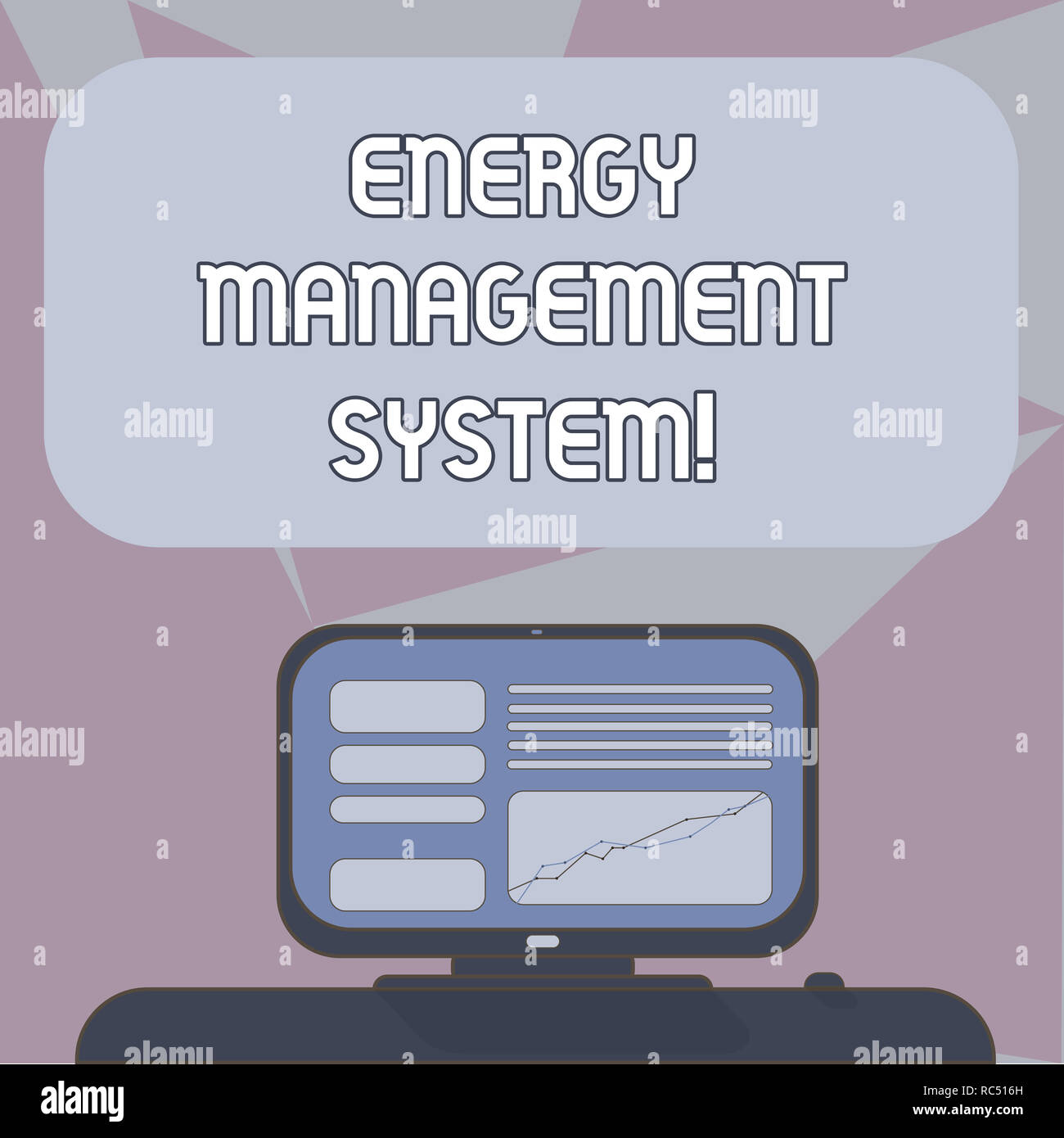 Writing note showing Energy Management System. Business photo ...