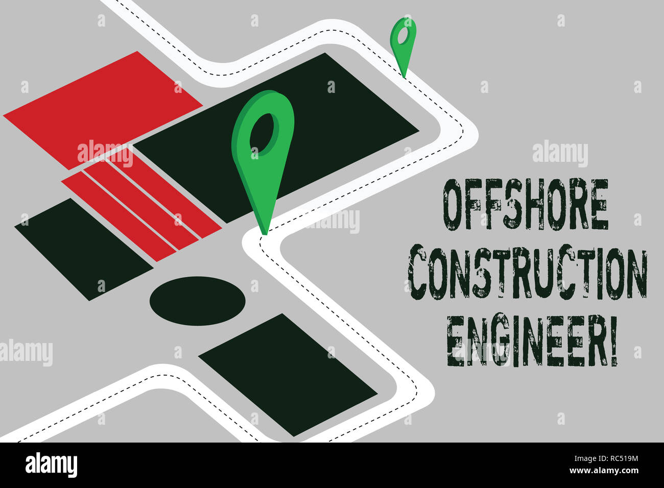 Word writing text Offshore Construction Engineer. Business concept for ...