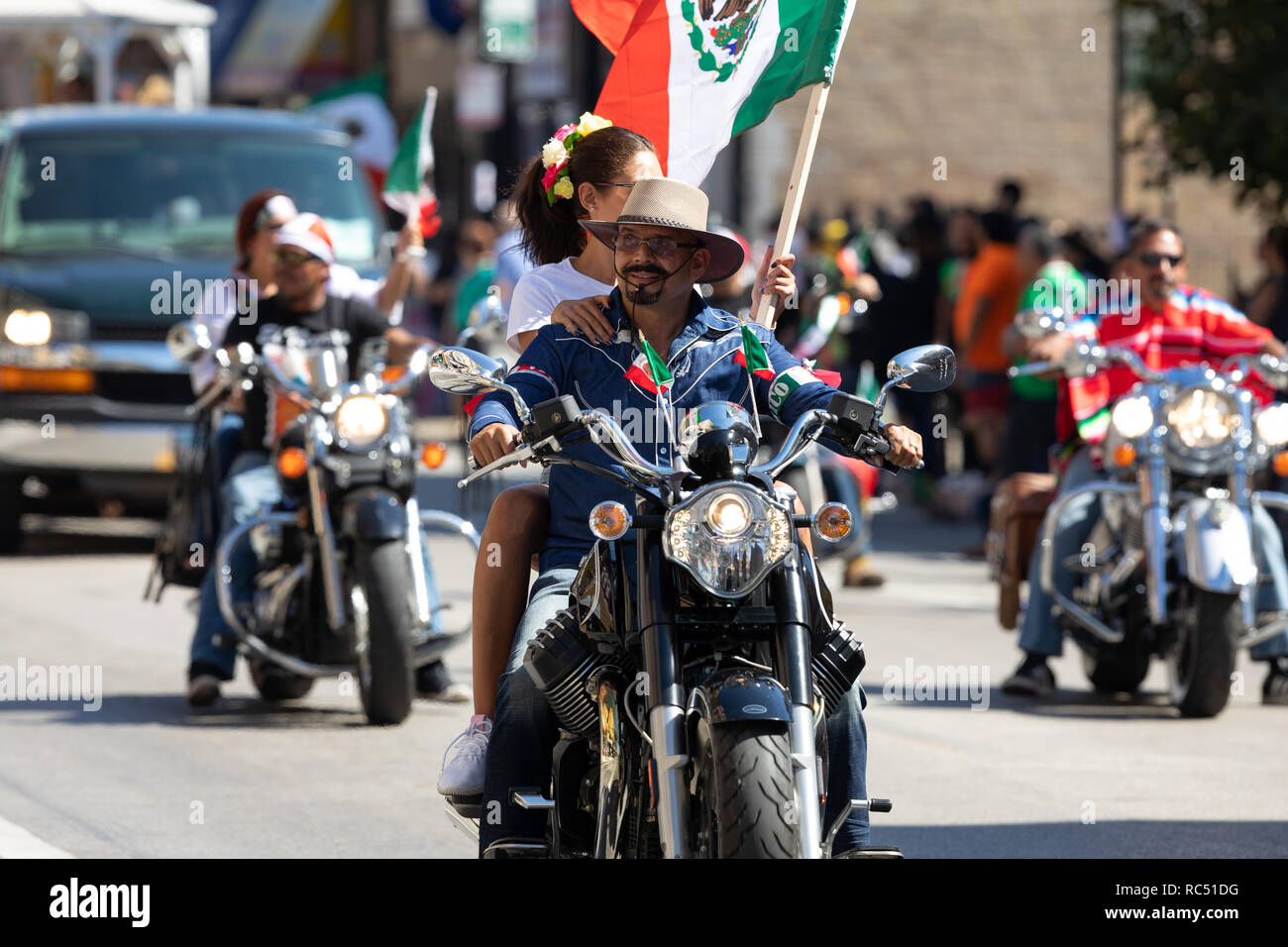 Mexican woman riding a motorcycle hi-res stock photography and images ...