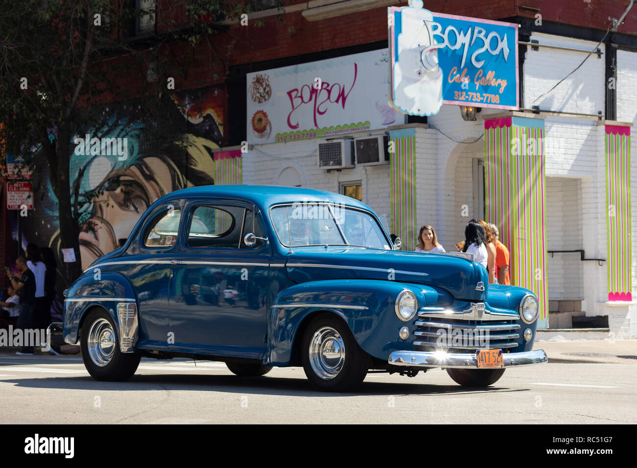 Chicago, Illinois, USA - September 15, 2018: Pilsen Mexican ...