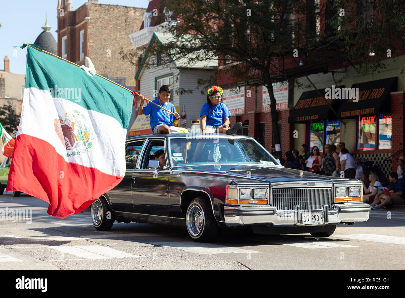 Chicago, Illinois, USA - September 15, 2018: Pilsen Mexican ...