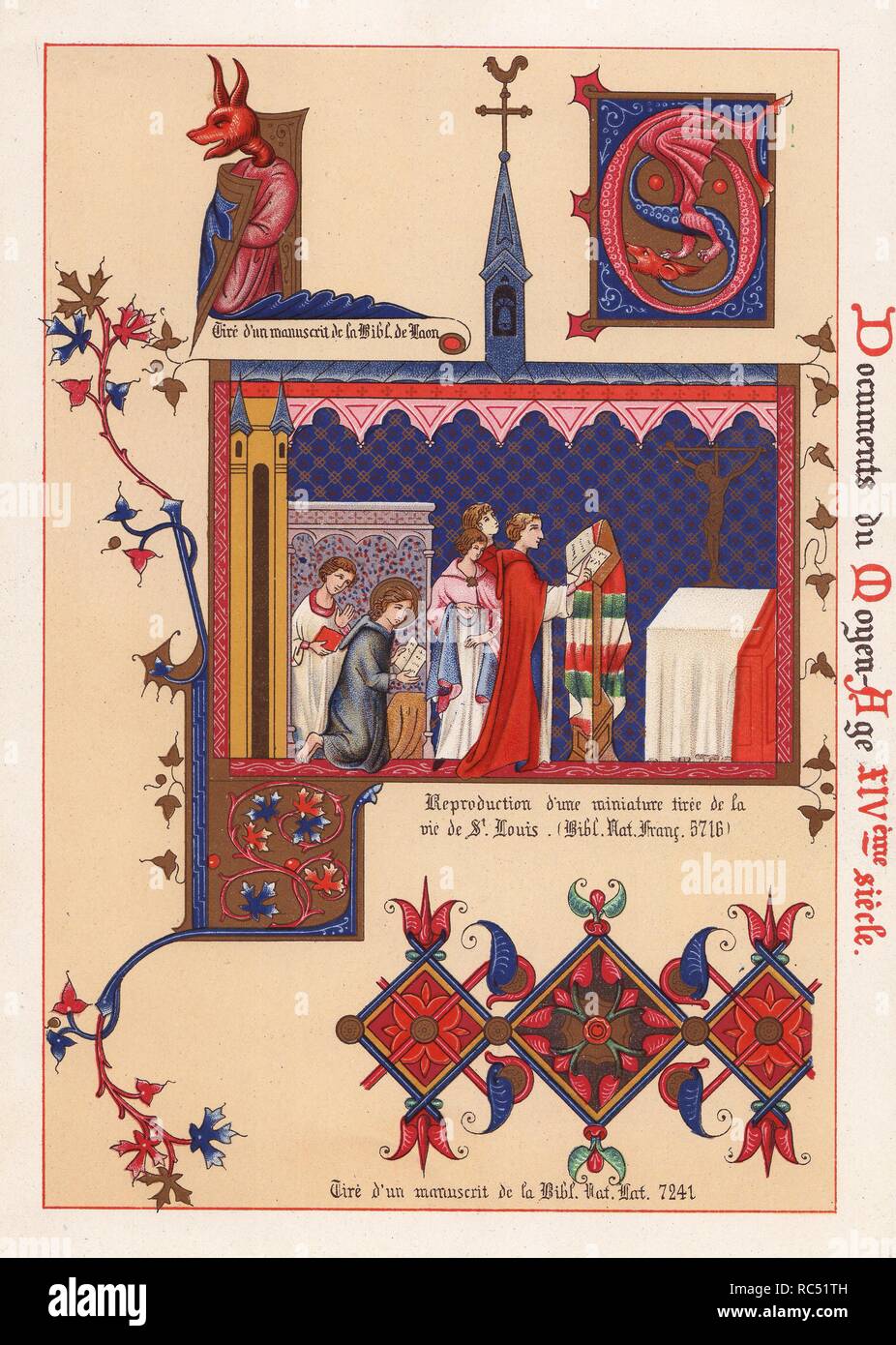 Illuminated manuscript middle ages hi-res stock photography and images ...