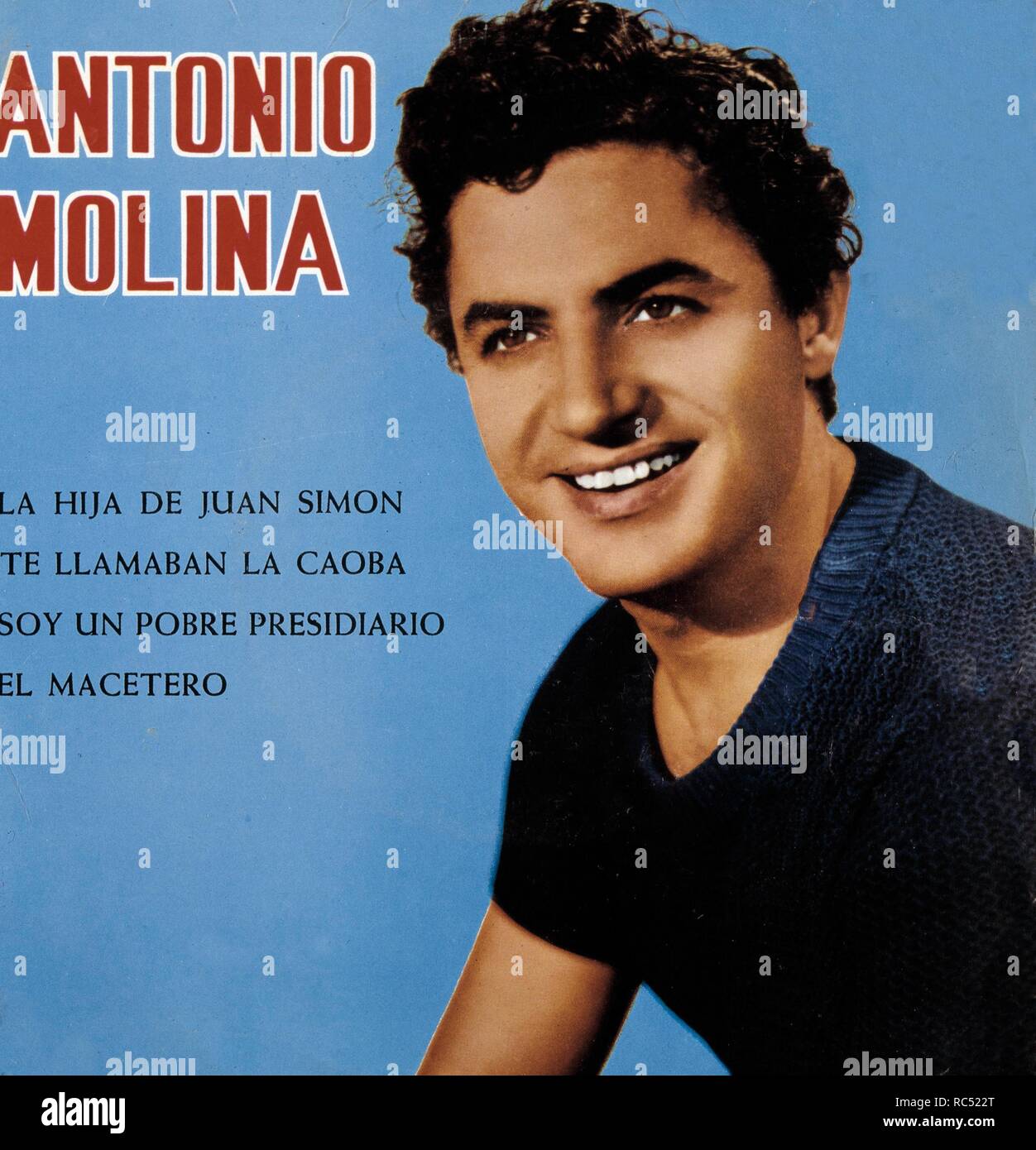 EL ACTOR Y CANTANTE ANTONIO MOLINA Stock Photo - Alamy
