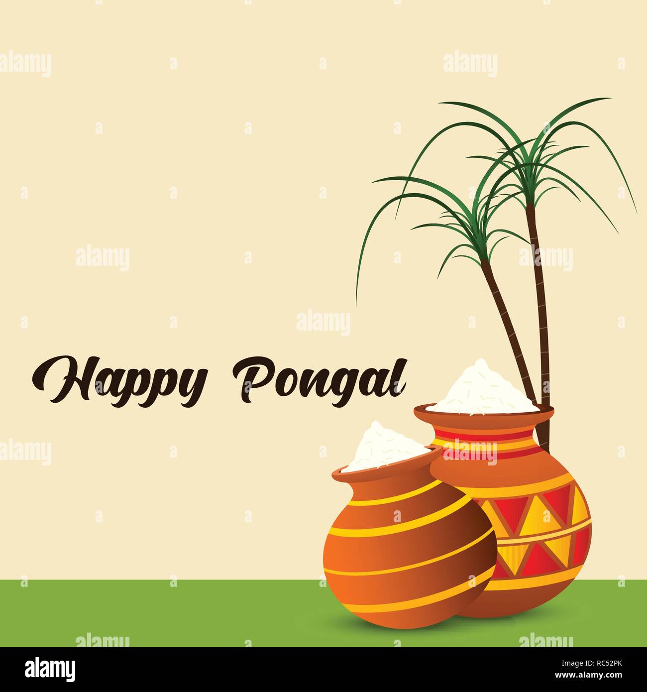 Pongal background Stock Vector Images - Alamy