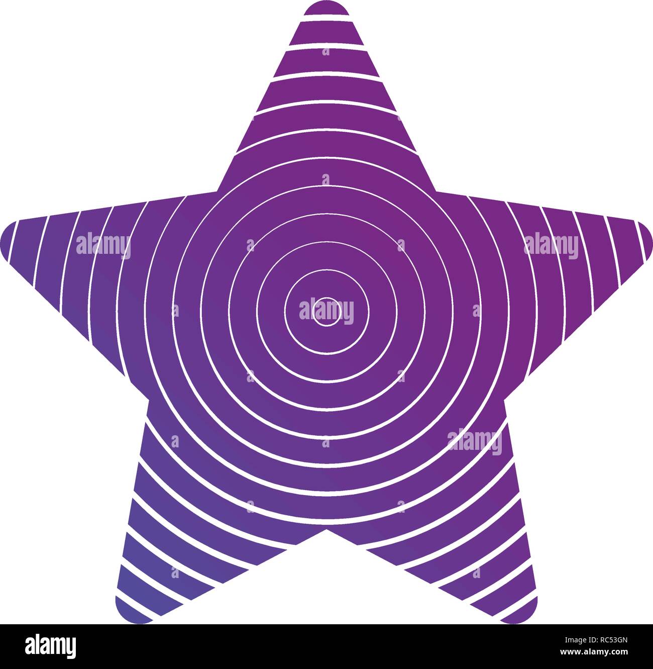 Star logo. Minimal abstract symbol. Geometrical design. Lines as ...