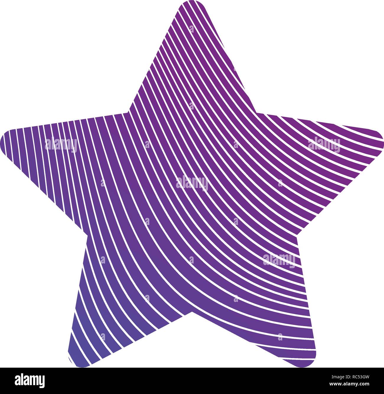 Star logo. Minimal abstract symbol. Geometrical design. Lines as ...