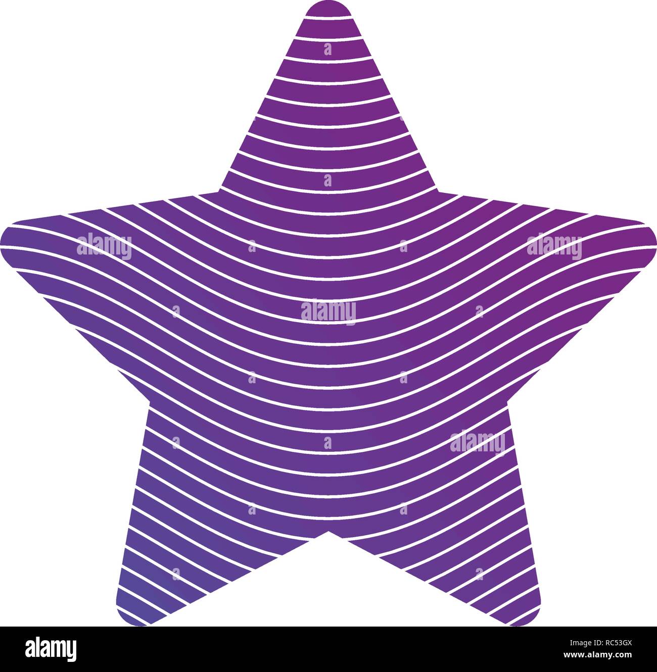 Star logo. Minimal abstract symbol. Geometrical design. Lines as ...