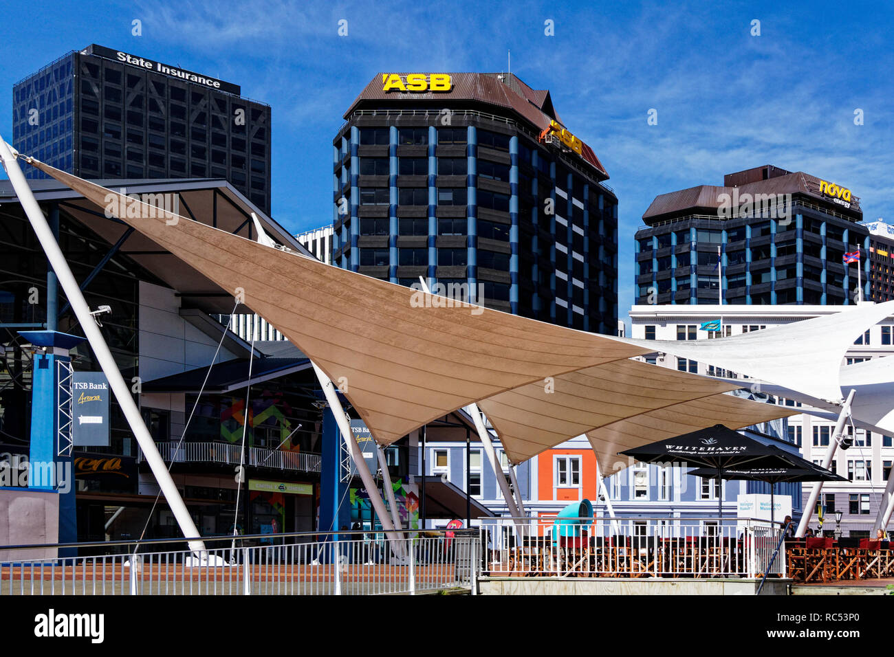 Wellington City. capital of New Zealand, CBD skyline Stock Photo - Alamy