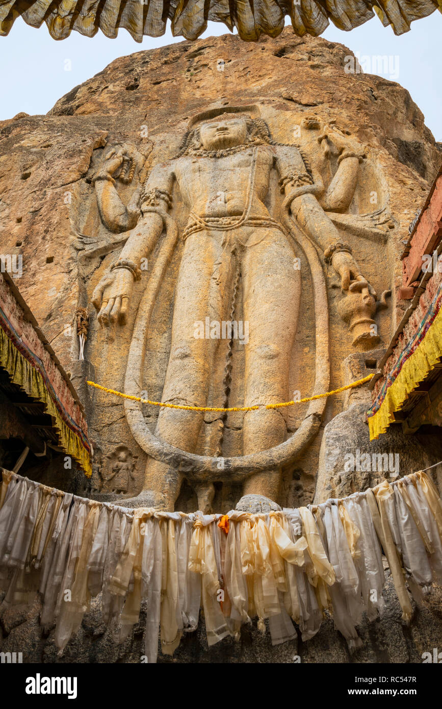 Maitreya Future Buddha, Mulbekh Monastery, Kargil, Jammu and Kashmir ...