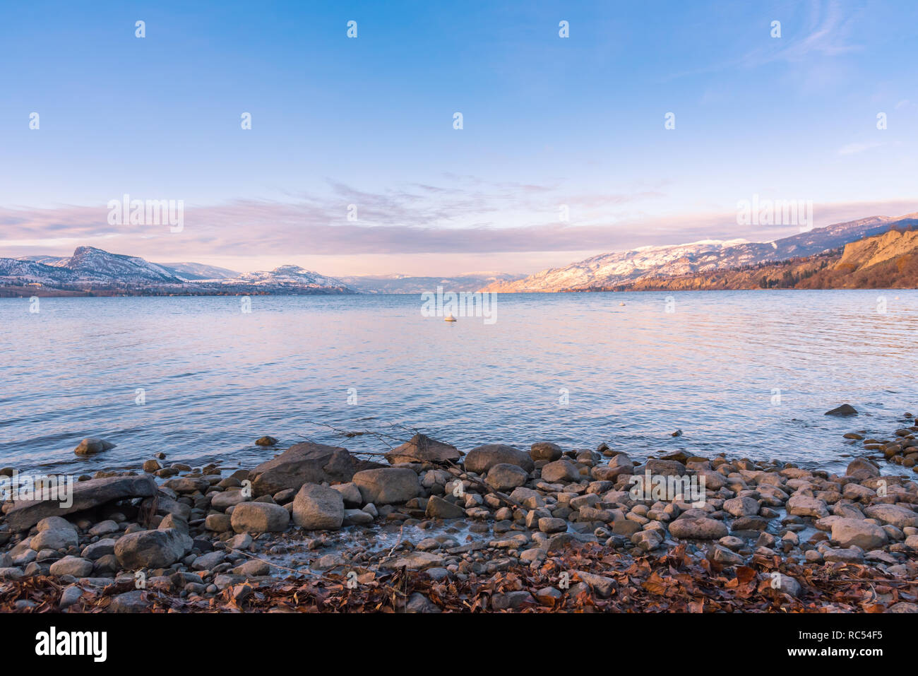Beach snow sunset canada hi-res stock photography and images - Alamy