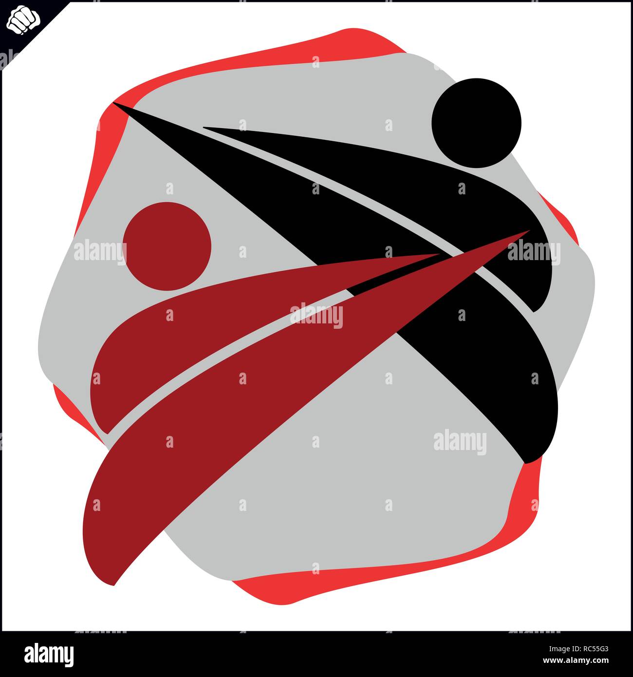 Kickboxing child Stock Vector Images - Alamy