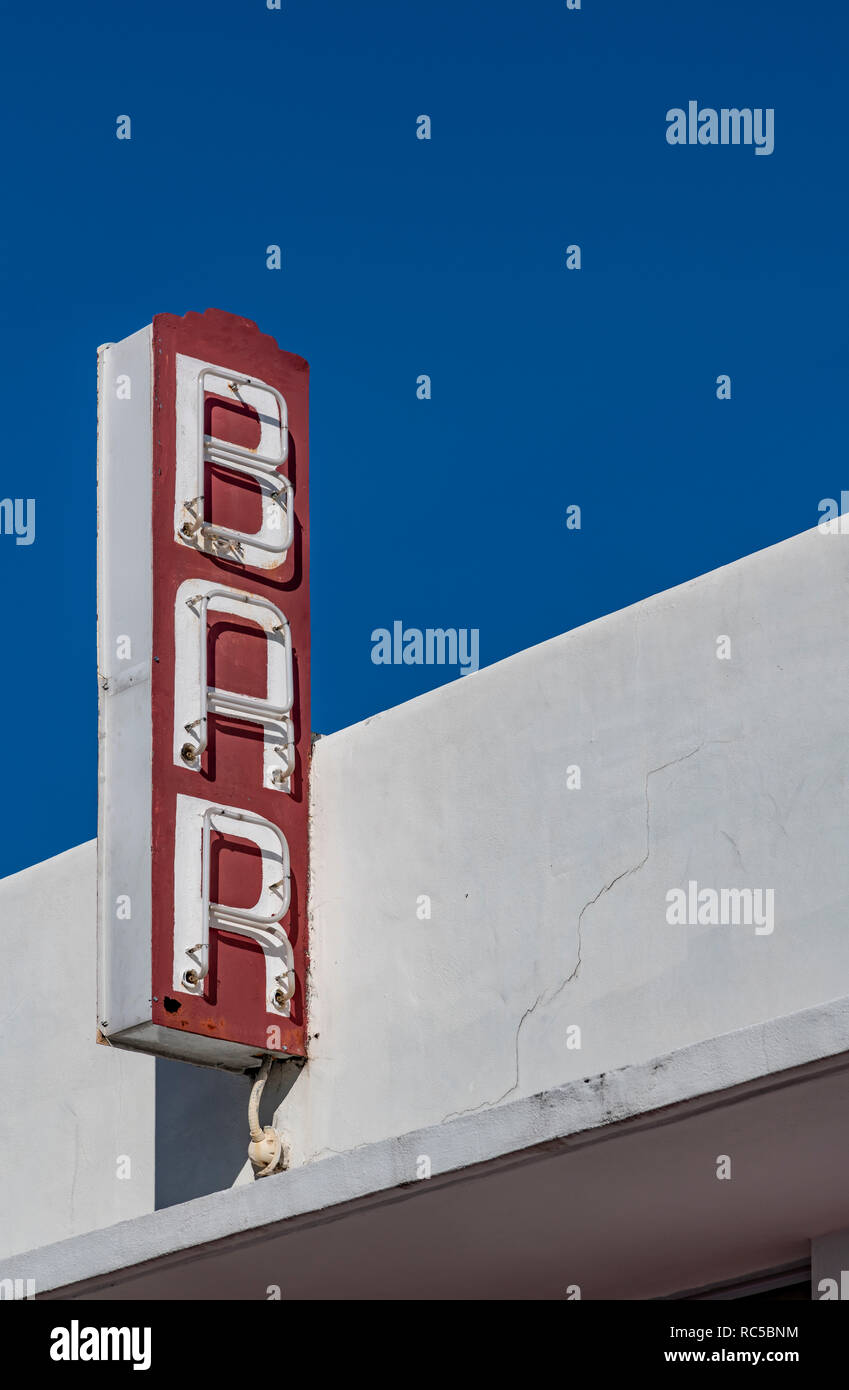 Miami beach neon bar hi-res stock photography and images - Alamy