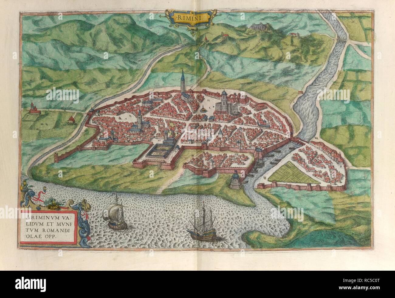 Map of rimini hi-res stock photography and images - Alamy