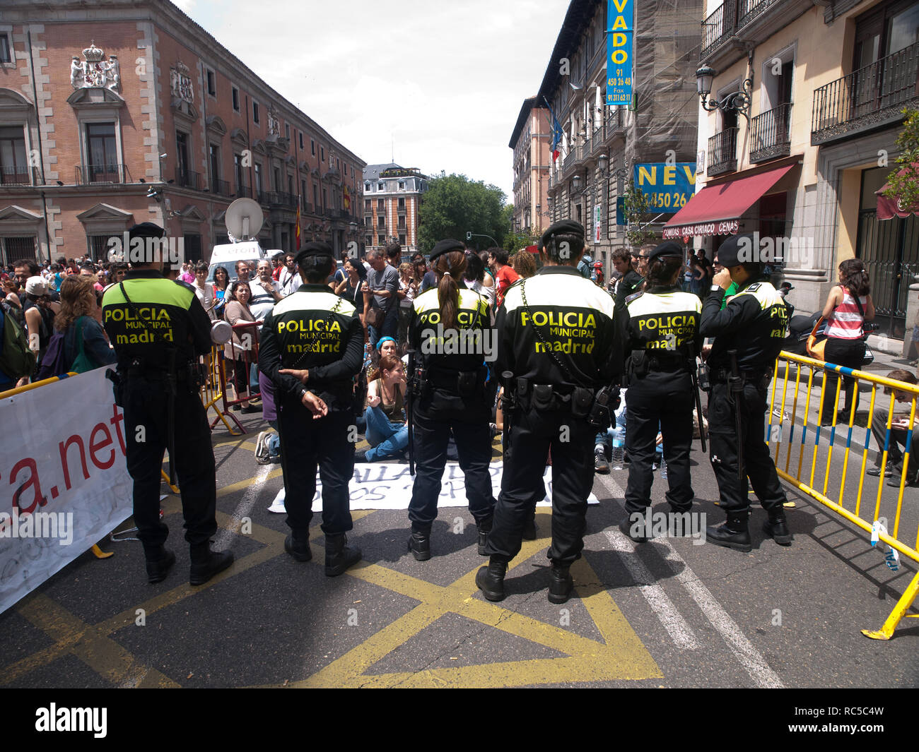 Indignados 2011 madrid hi-res stock photography and images - Alamy