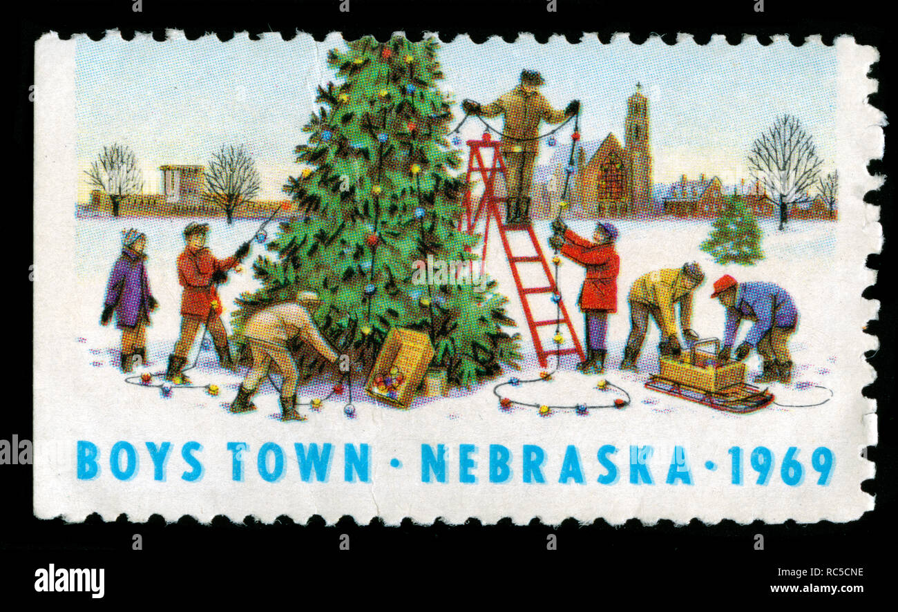 Cinderella stamp in the U.S.A. series issued in 1969 Stock Photo - Alamy