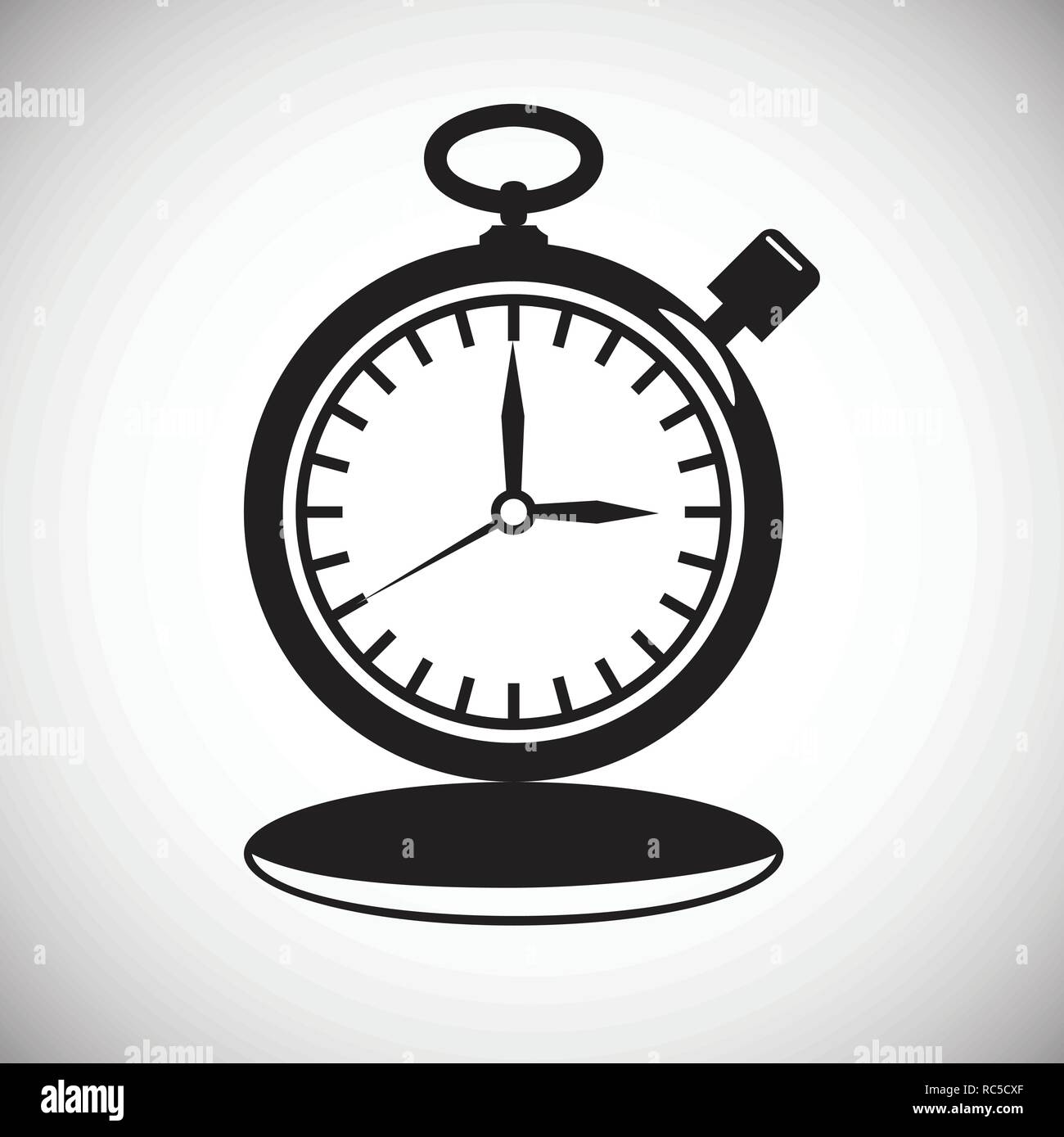 Time icon on white background for graphic and web design, Modern simple ...