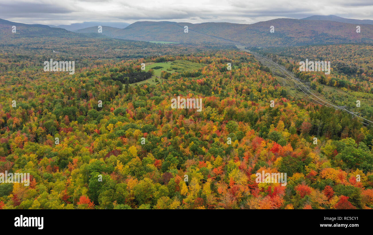 Ariel drone view snow hi-res stock photography and images - Alamy