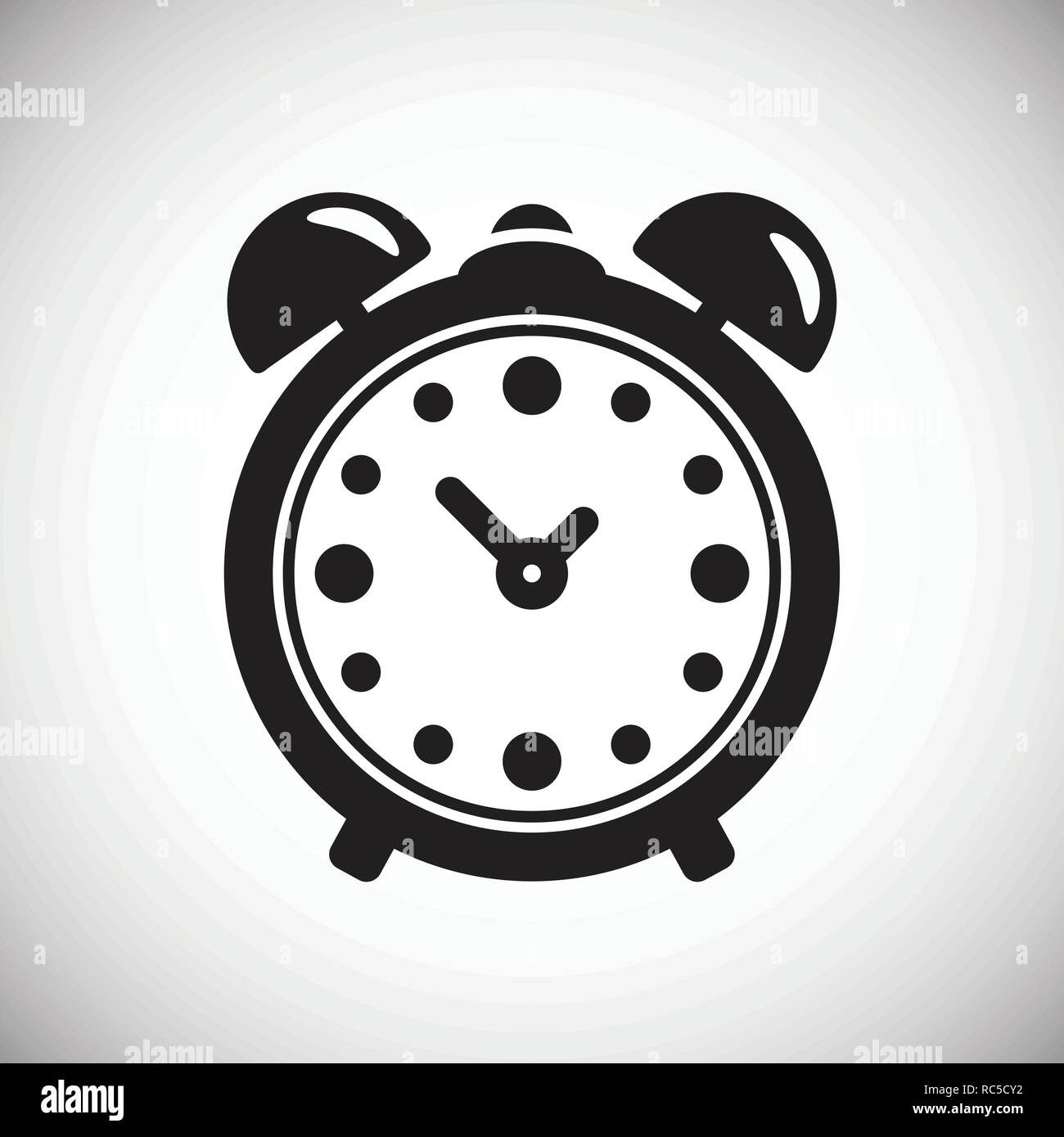 Time icon on white background for graphic and web design, Modern simple ...